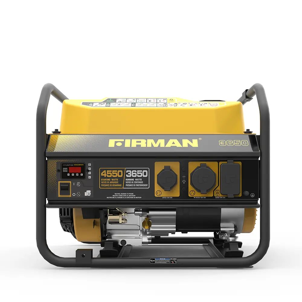 FIRMAN 4550/3650 Watt Recoil Start Gas Portable Generator ...